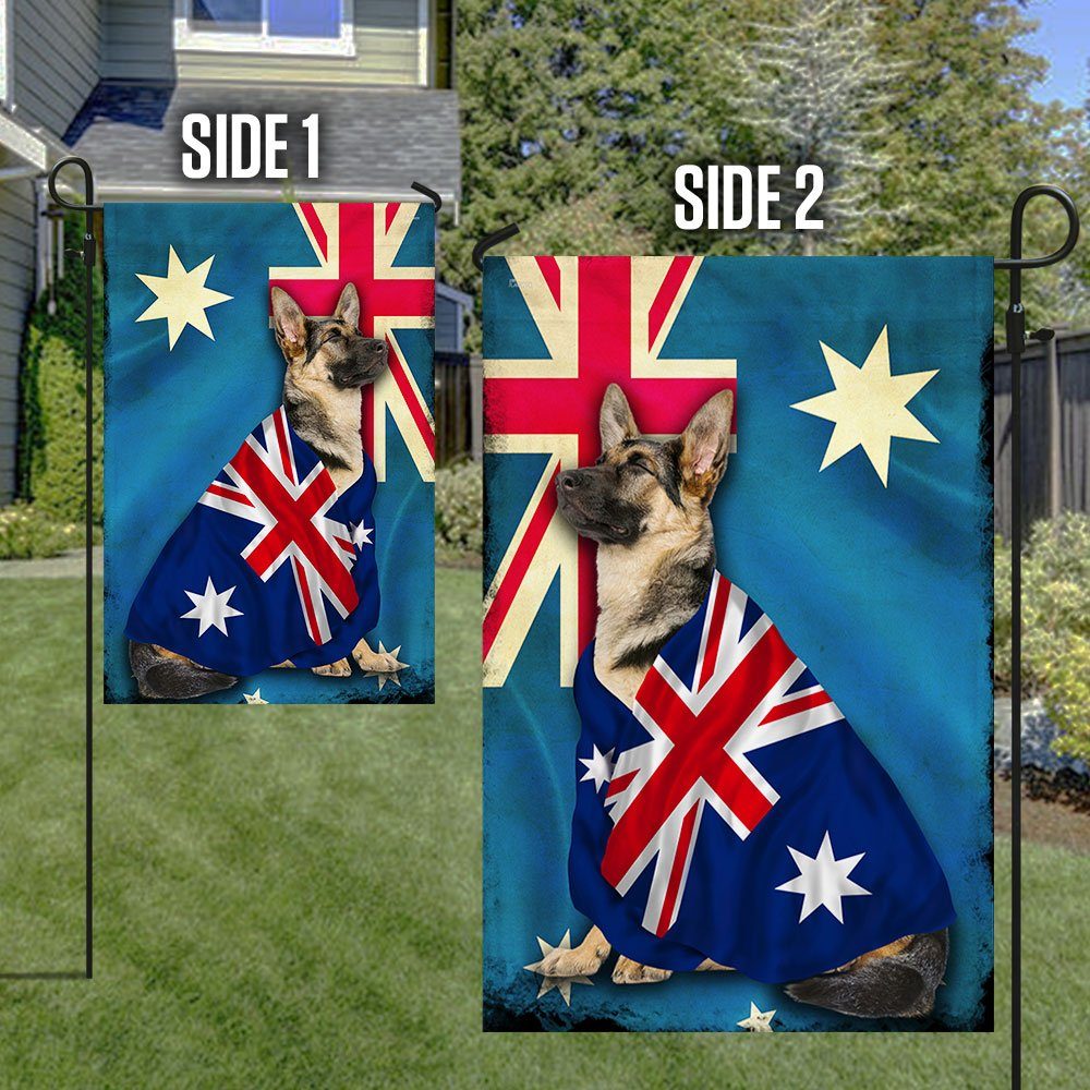 German Shepherd Flag Patriotic Dog ANL10F - Flagwix