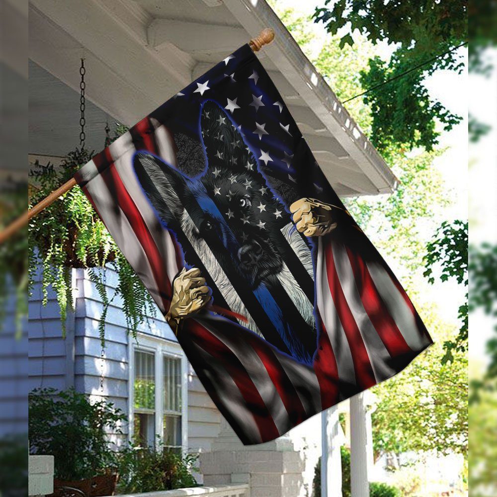 German Shepherd K9 Unit Flag – Flagwix