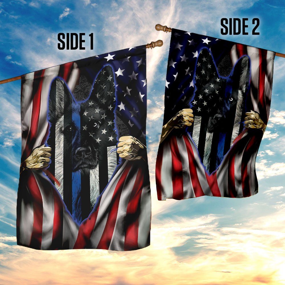 German Shepherd K9 Unit Flag – Flagwix