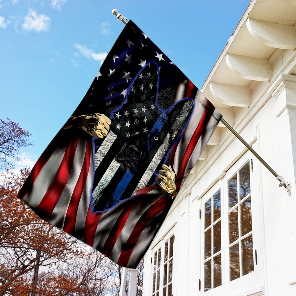 German Shepherd K9 Unit Flag – Flagwix