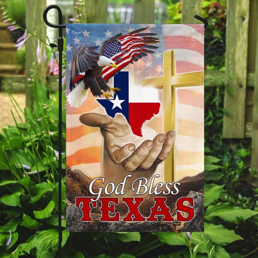 God Bless Texas American Flag - Flagwix