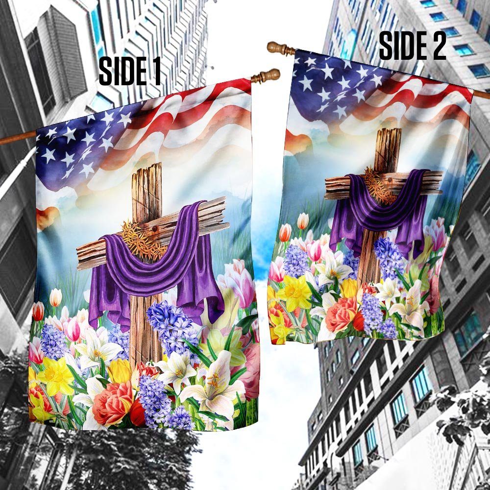 God Jesus Christian Easter Flag - Flagwix