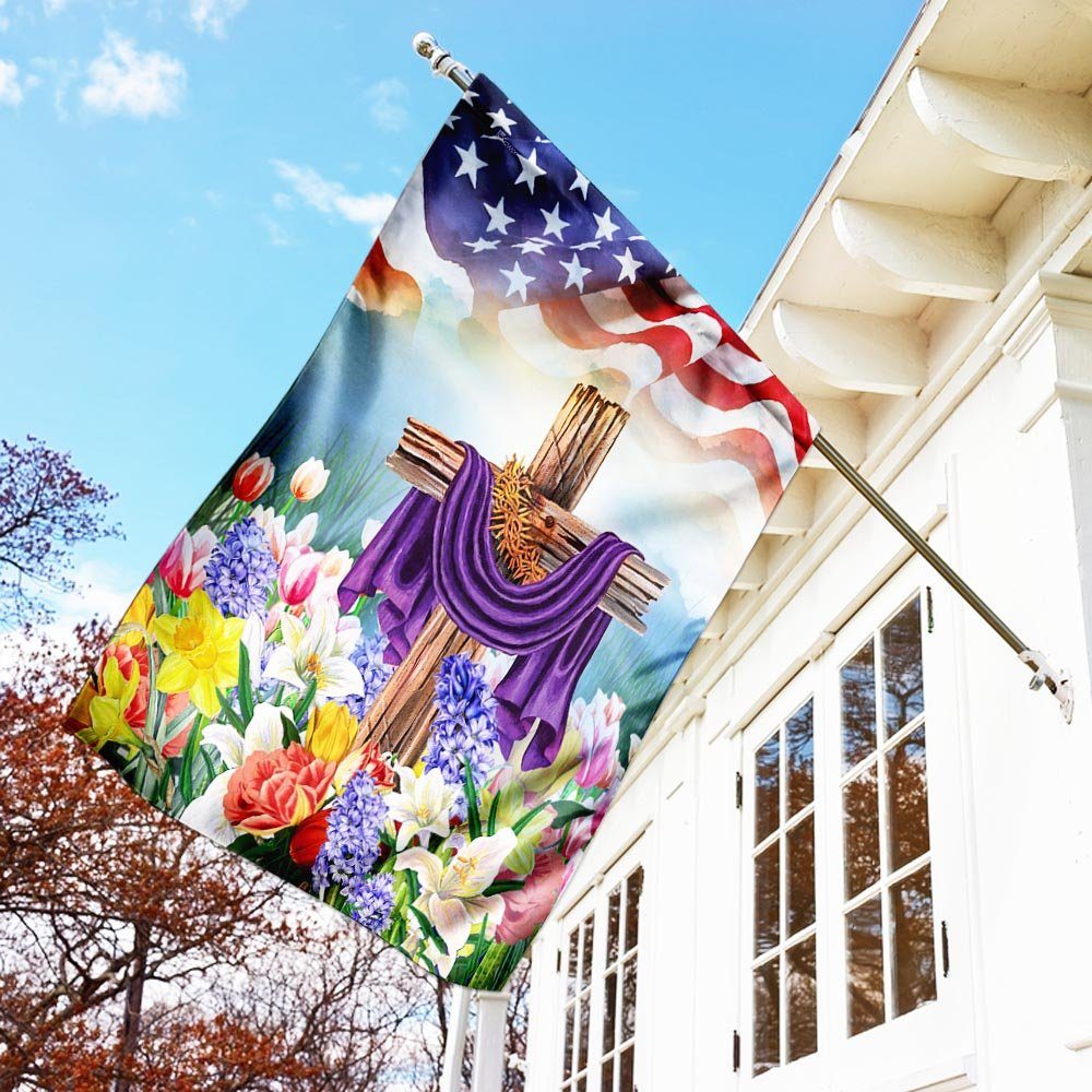 God Jesus Christian Easter Flag - Flagwix