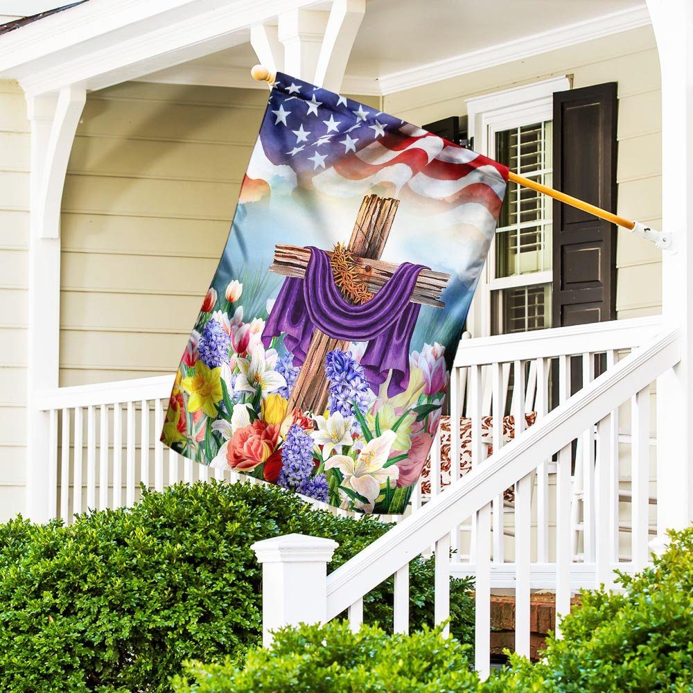 God Jesus Christian Easter Flag - Flagwix