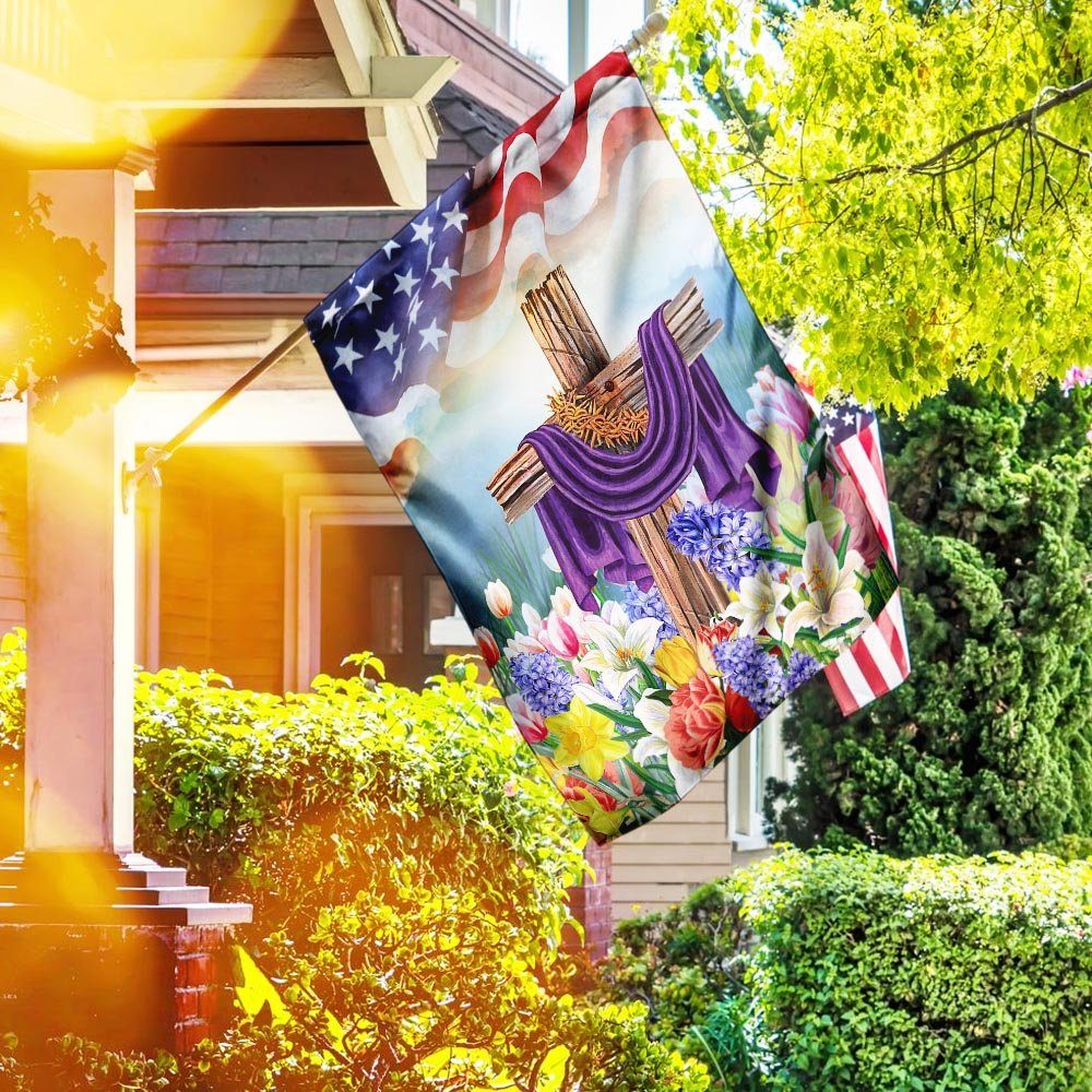 God Jesus Christian Easter Flag - Flagwix