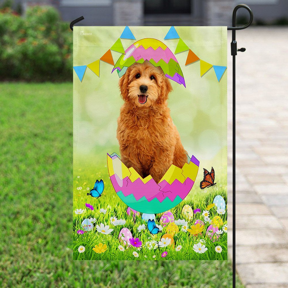 Goldendoodle Easter Egg Flag - Flagwix
