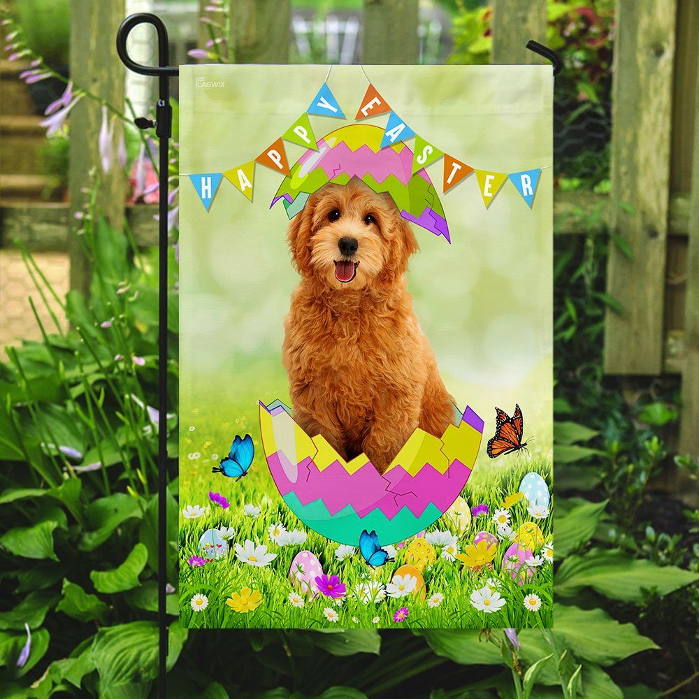Goldendoodle Easter Egg Flag v1 – Flagwix