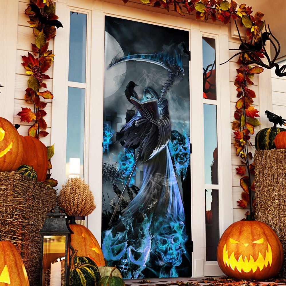 Grim Reaper Halloween Door Cover BNN511D - Flagwix