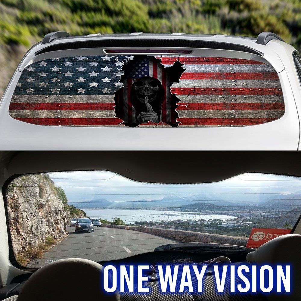 Grim Reaper Rear Window Decal TRN1122CD - Flagwix