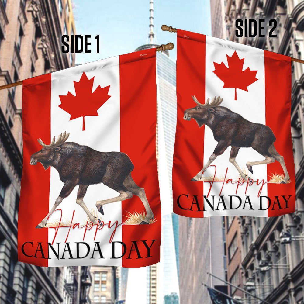 Happy Canada Day Flag. Dominion Day Flag. Canada Birthday Flag Funny ...