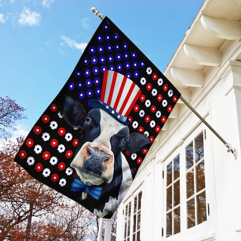 Happy Independence Day Cow Flag - Flagwix