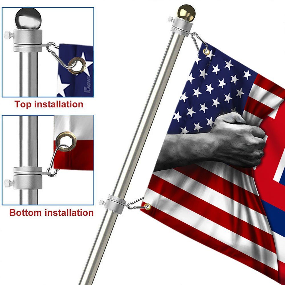 Hawaii American Grommet Flag TRL83GF – Flagwix