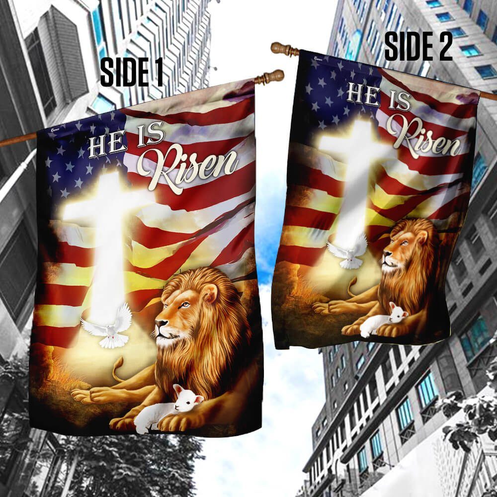 He Is Risen Flag - Flagwix