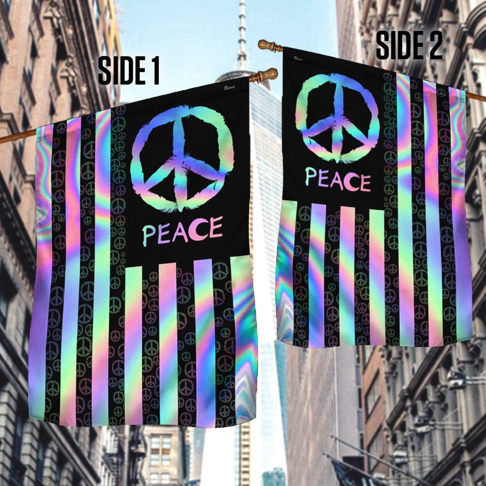 Hippie Flag Peace Hippie Flag TRV1625F – Flagwix