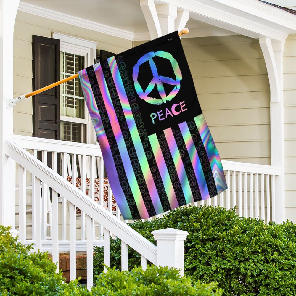 Hippie Flag Peace Hippie Flag TRV1625F – Flagwix