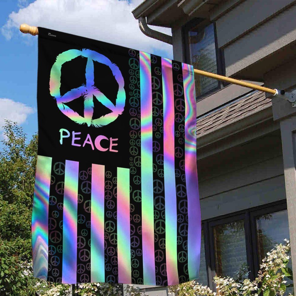 Hippie Flag Peace Hippie Flag TRV1625F – Flagwix