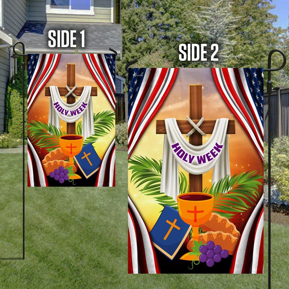 Holy Week American Flag DDH3354F – Flagwix