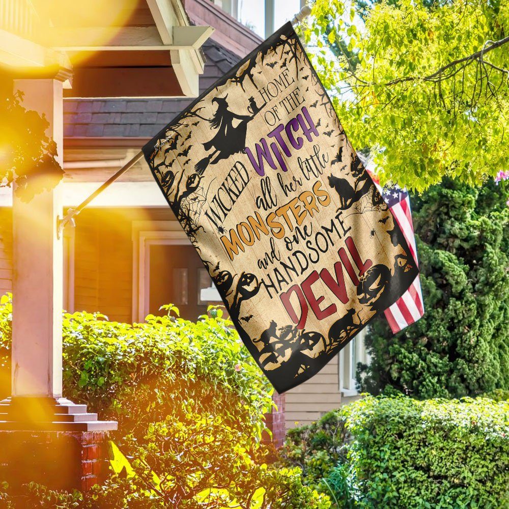 Home Of The Wicked Witch Flag - Flagwix