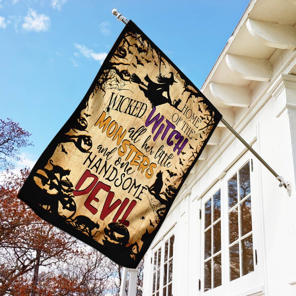 Home Of The Wicked Witch Flag - Flagwix