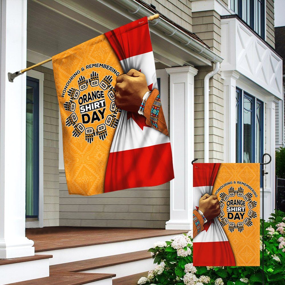 Honouring And Remembering Orange Shirt Day Canada Indigenous Flag ...