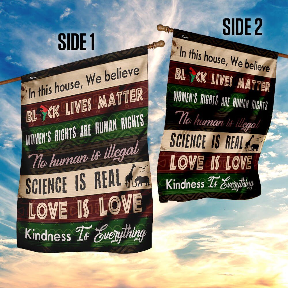 In This House We Believe Flag - Flagwix