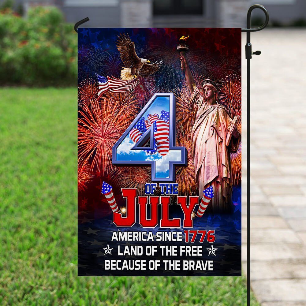 Independence Day - Land of the Free Flag - Flagwix