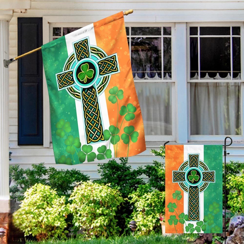 Irish Celtic Knot Cross Flag MLN923F - Flagwix