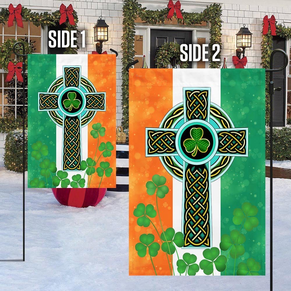 Irish Celtic Knot Cross Flag MLN923F - Flagwix