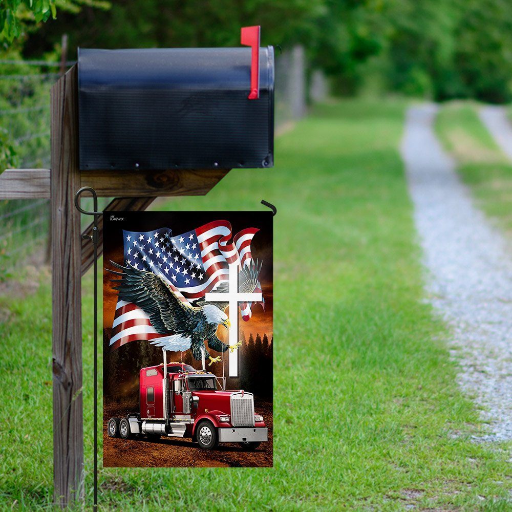 Jesus American Eagle Trucker Flag – Flagwix