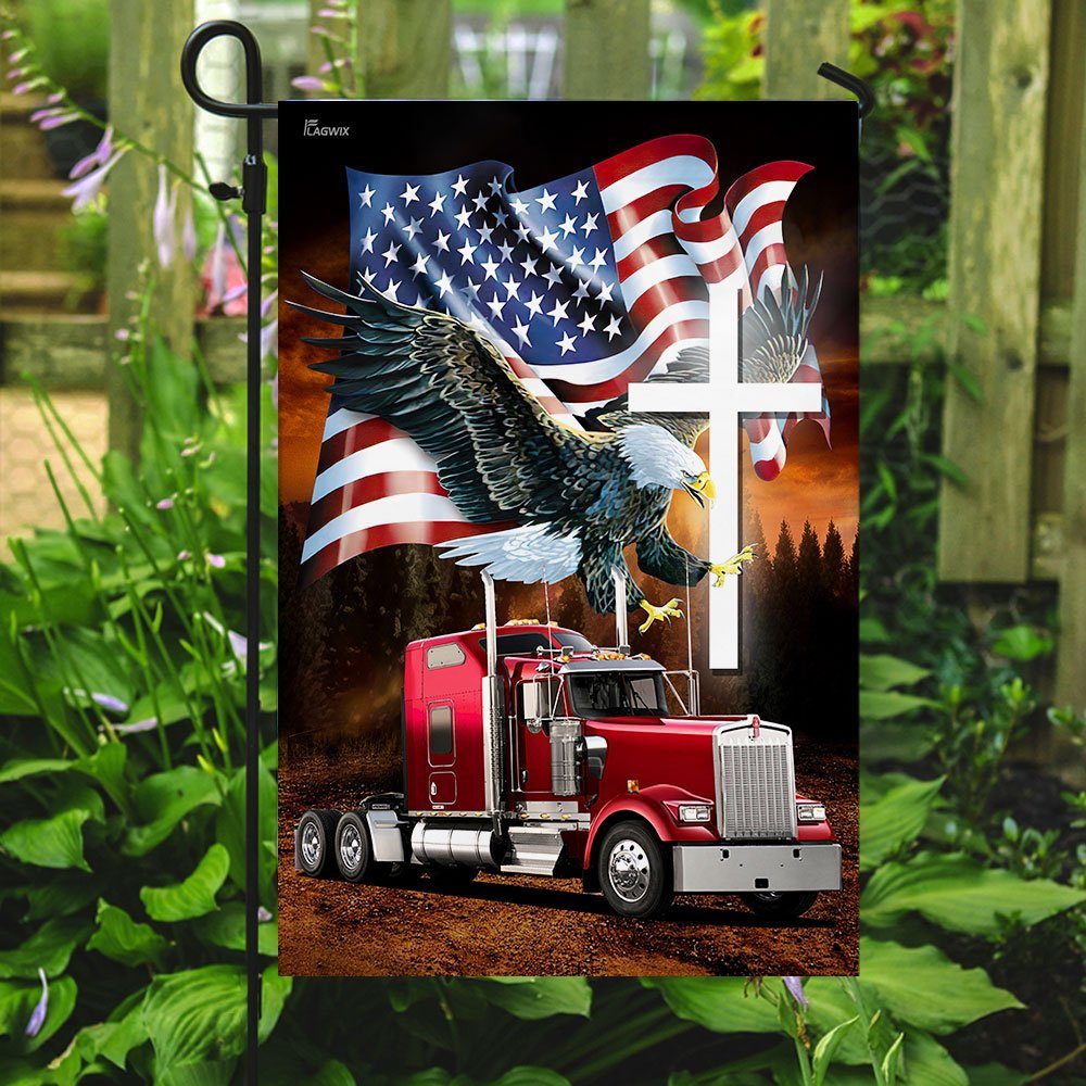 Jesus American Eagle Trucker Flag – Flagwix