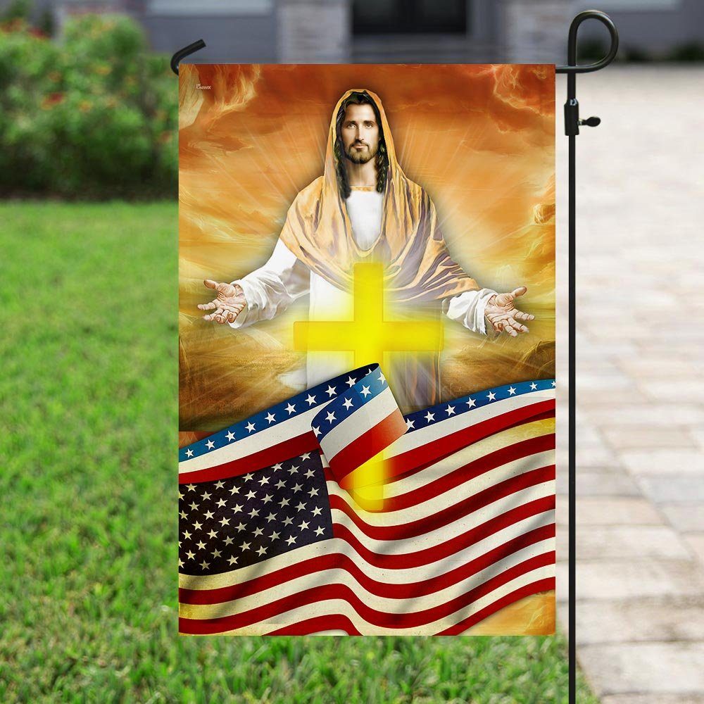 Jesus Cross America Flag – Flagwix