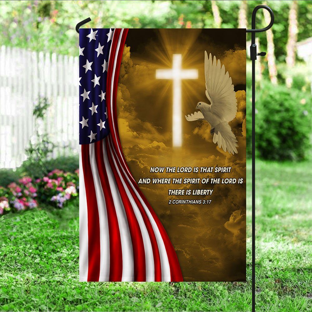 Jesus Flag Holy Spirit Liberty American Flag TRL1771F - Flagwix