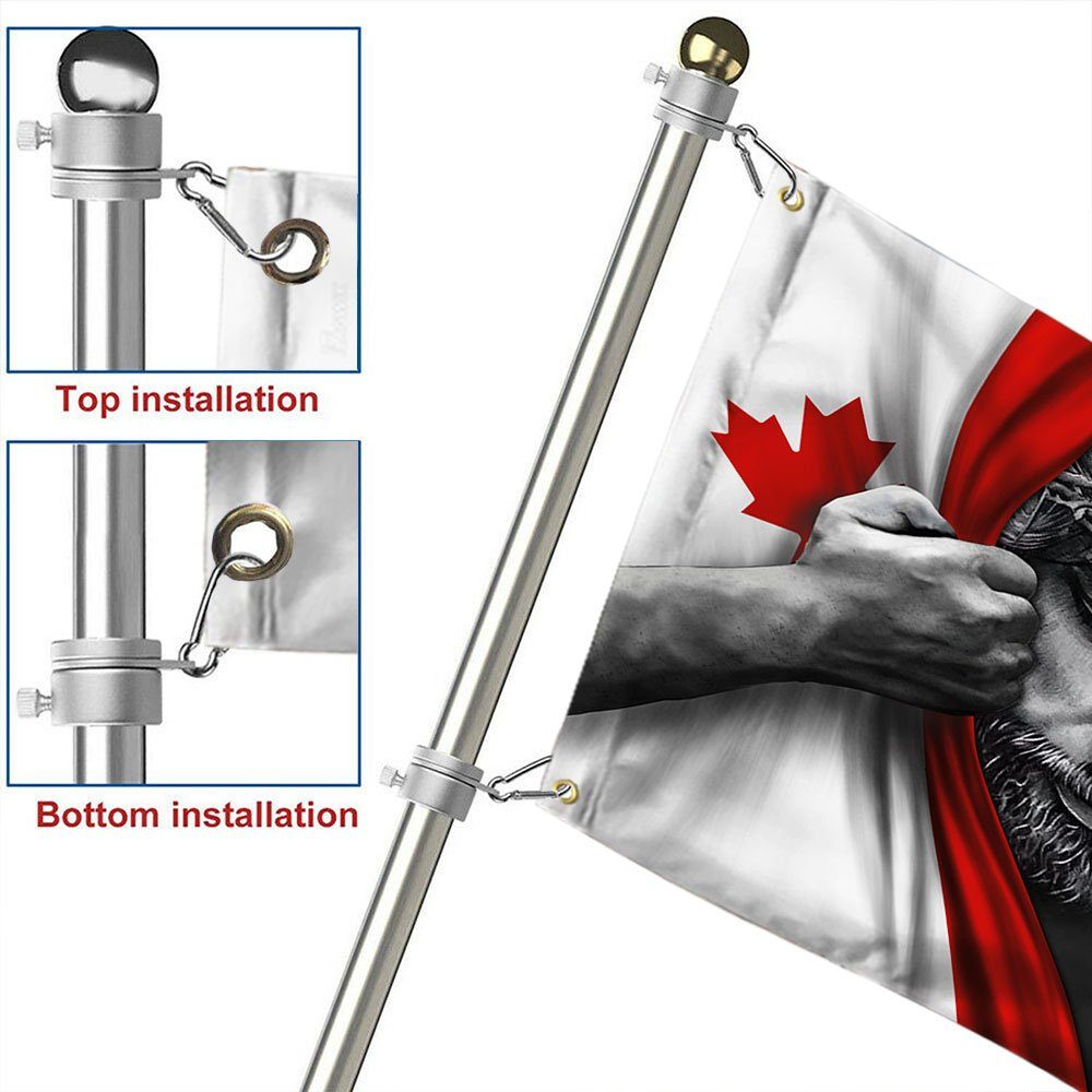 Jesus Flag One Nation Under God Canadian Grommet Flag TRL06GFv6 – Flagwix