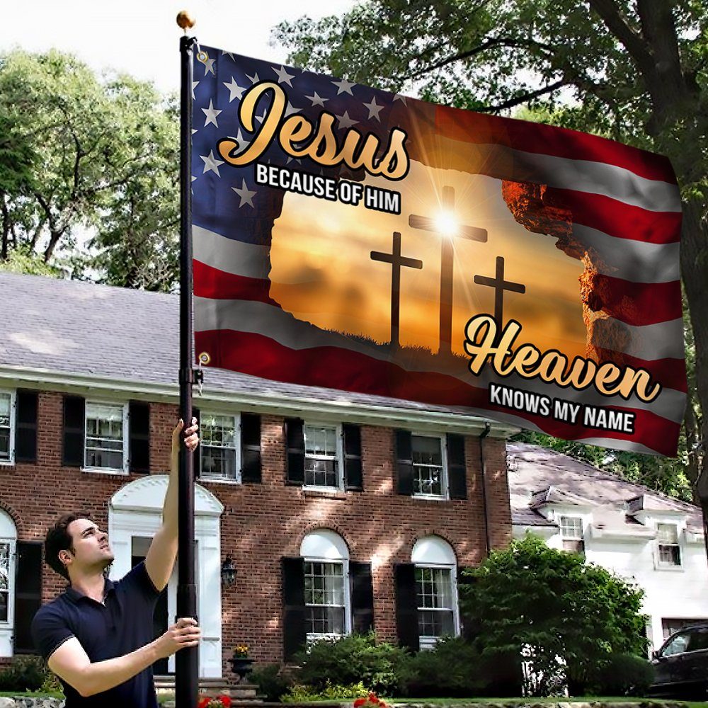 Jesus Flag Resurrection Of Jesus God Grommet Flag TRV1823GF – Flagwix