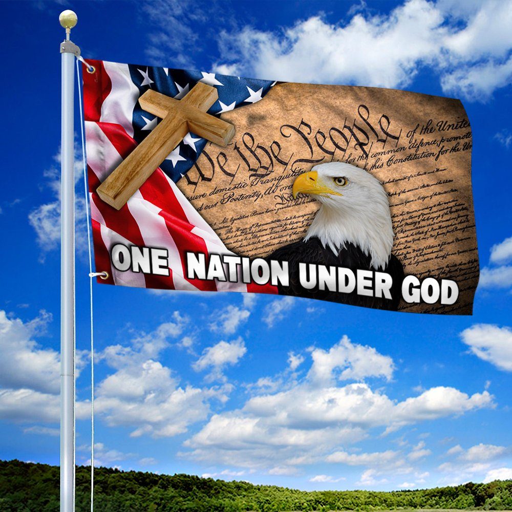 Jesus Grommet Flag One Nation Under God BNV474GF – Flagwix