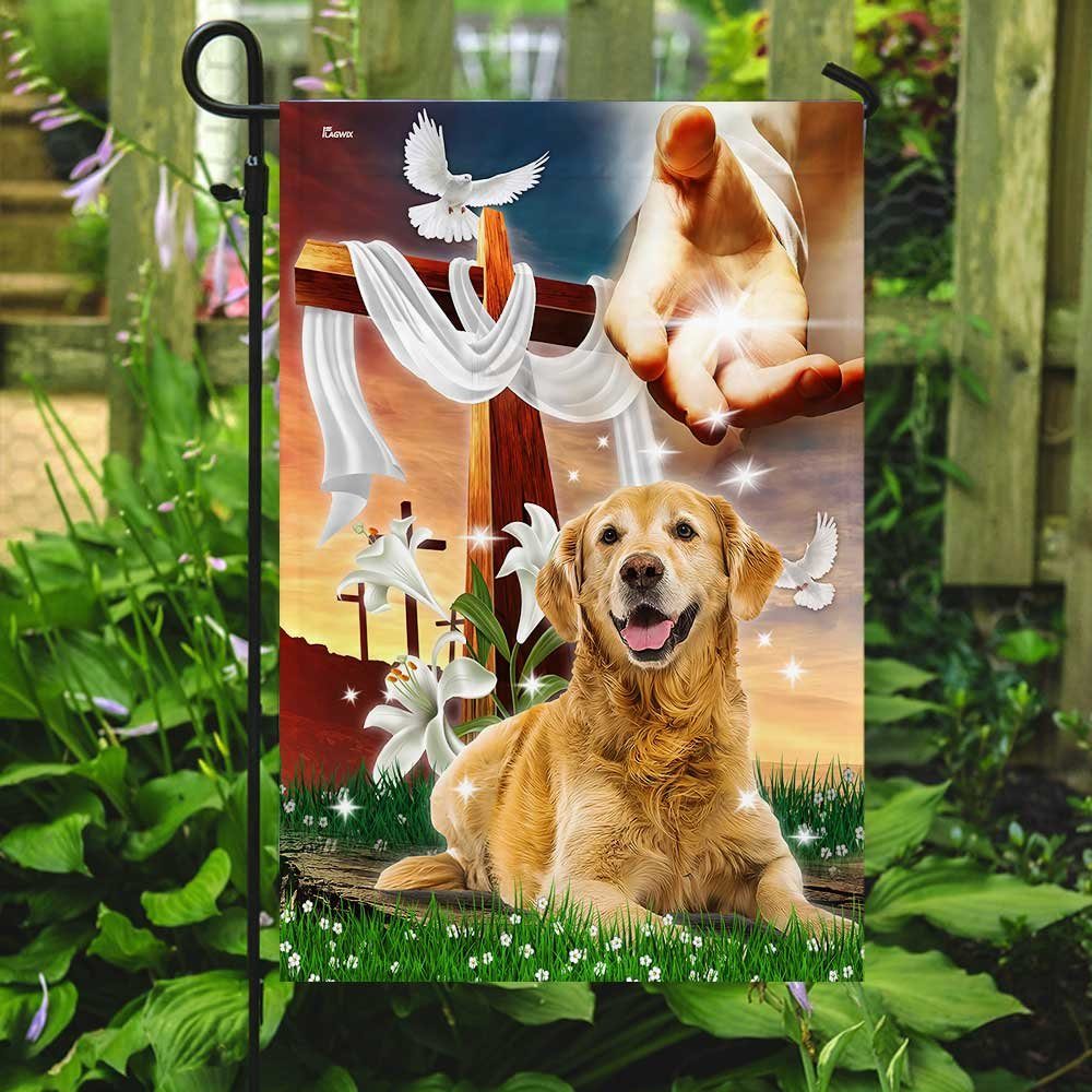 Jesus Is My Savior Golden Retriever Is My Therapy, Jesus Christ Dog ...