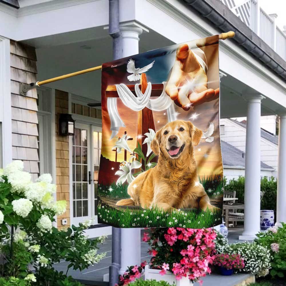 Jesus Is My Savior Golden Retriever Is My Therapy, Jesus Christ Dog ...