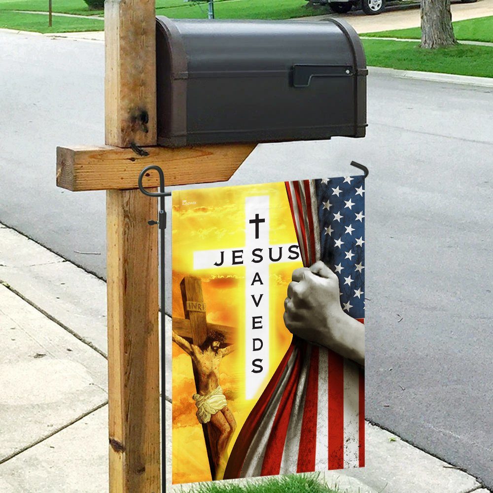 Jesus Saves Christian Flag – Flagwix