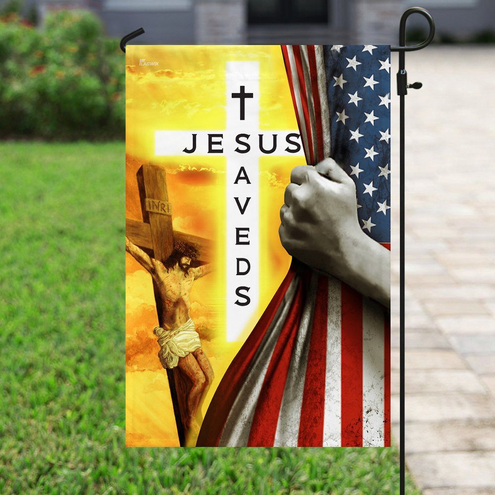 Jesus Saves Christian Flag – Flagwix