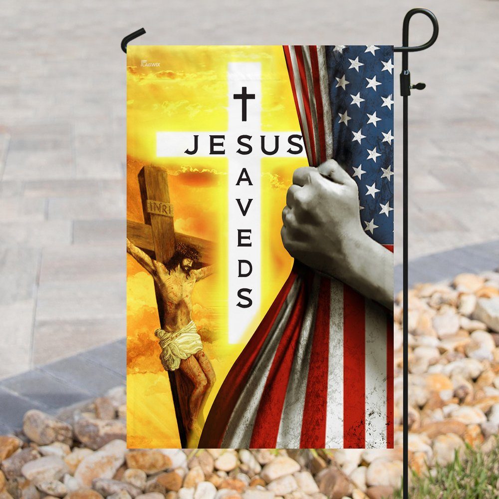 Jesus Saves Christian Flag – Flagwix