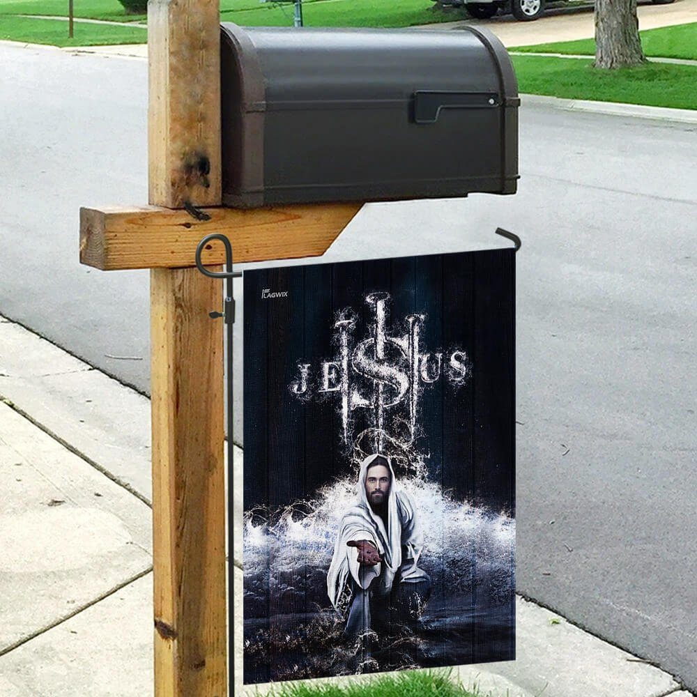 Jesus Saves Us Flag - Flagwix