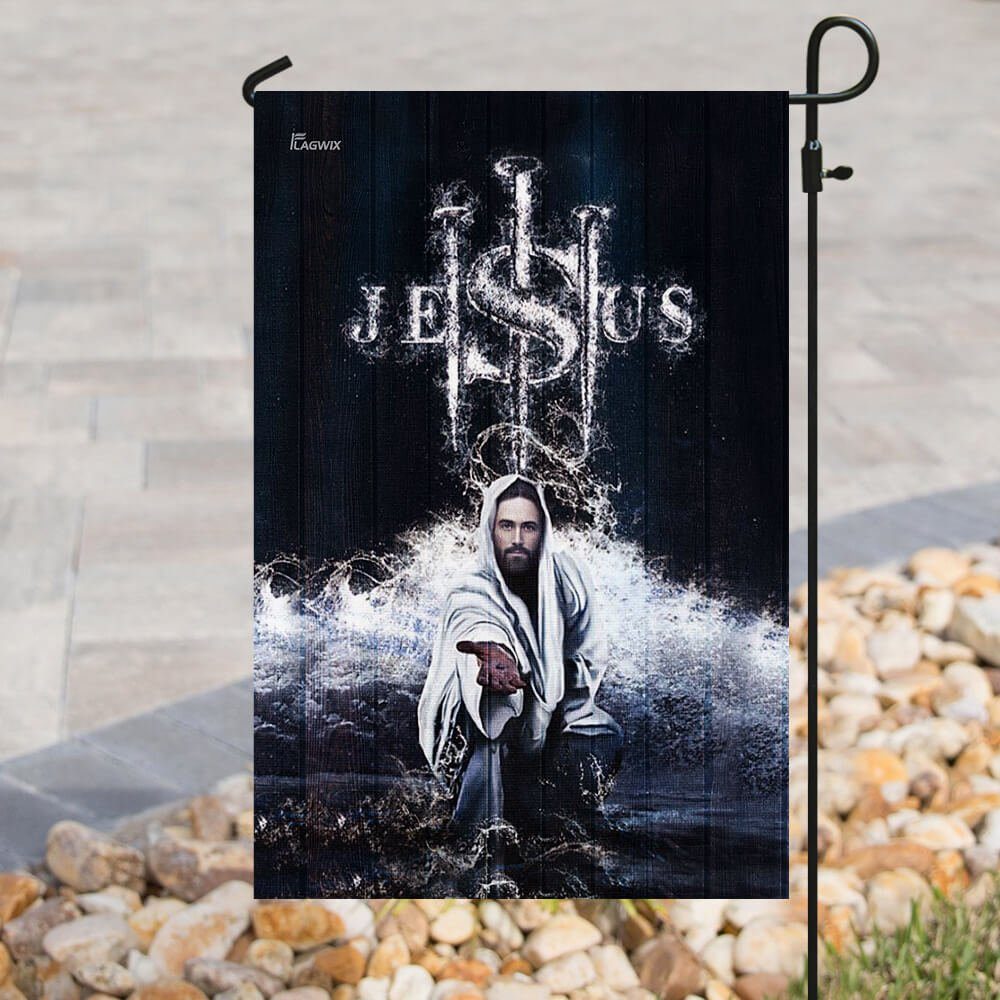 Jesus Saves Us Flag - Flagwix