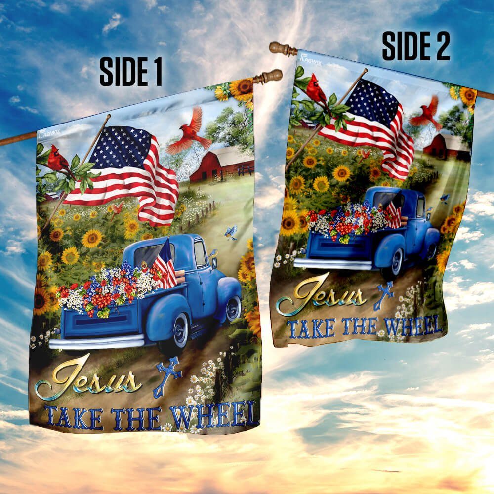 Jesus Take The Wheel Flag – Flagwix