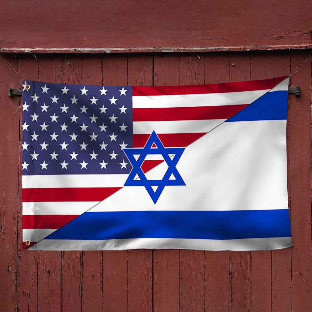 Jewish Flag American Jewish Israel Grommet Flag TRL1962GF – Flagwix
