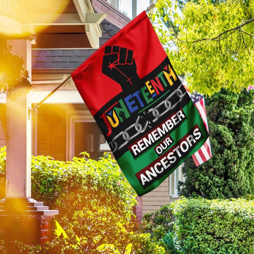 Juneteenth - Remember our Ancestors Flag - Flagwix