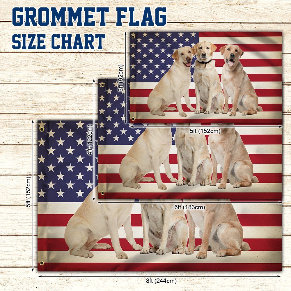 Labrador Retriever Flag Labrador Retriever Lovers Grommet Flag ...