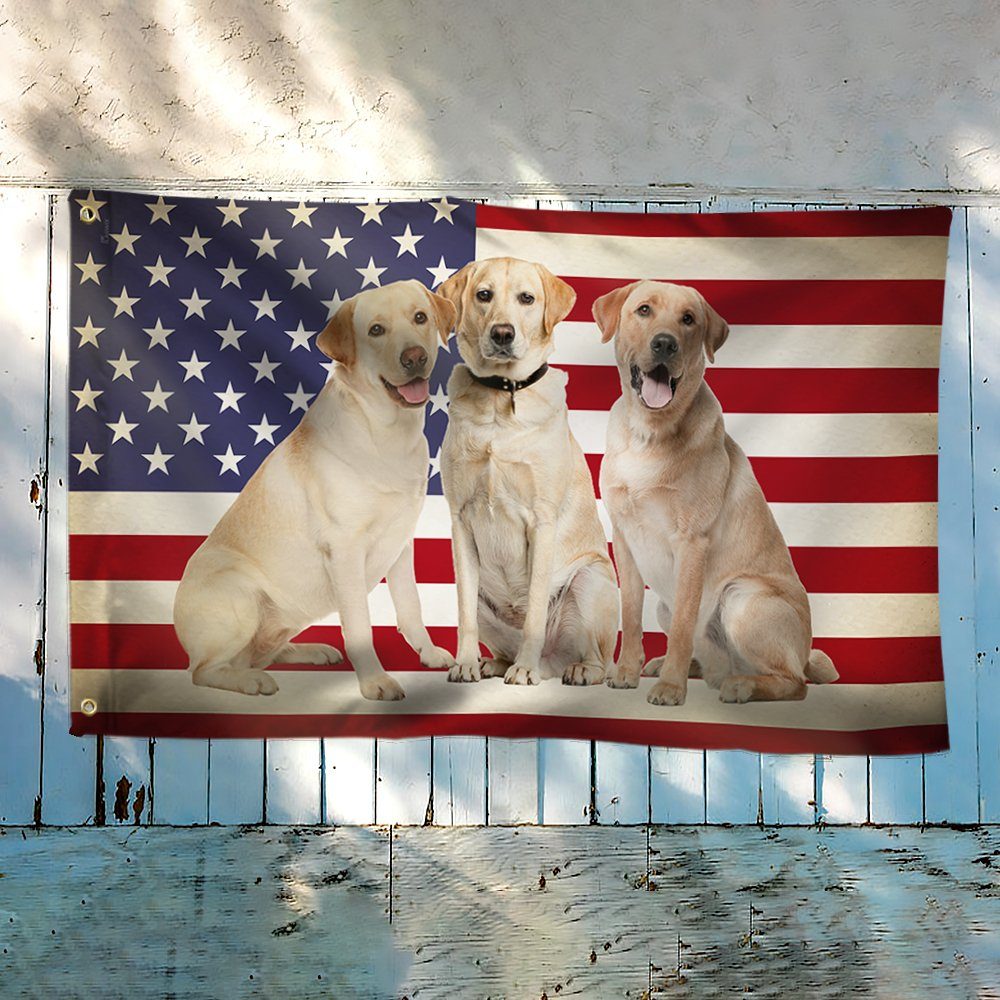 Labrador Retriever Flag Labrador Retriever Lovers Grommet Flag ...