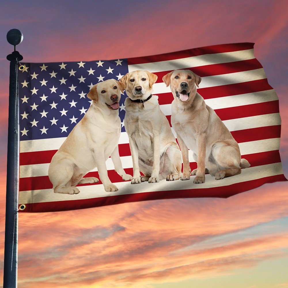 Labrador Retriever Flag Labrador Retriever Lovers Grommet Flag ...
