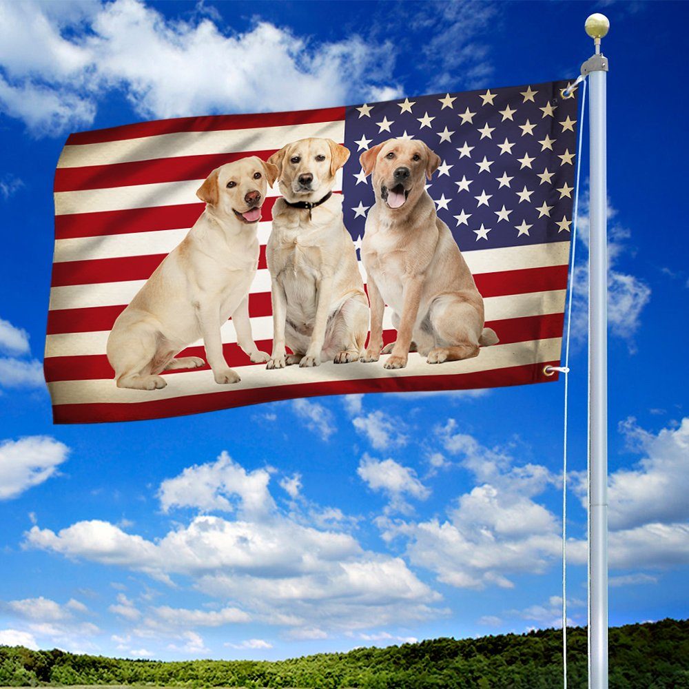 Labrador Retriever Flag Labrador Retriever Lovers Grommet Flag ...