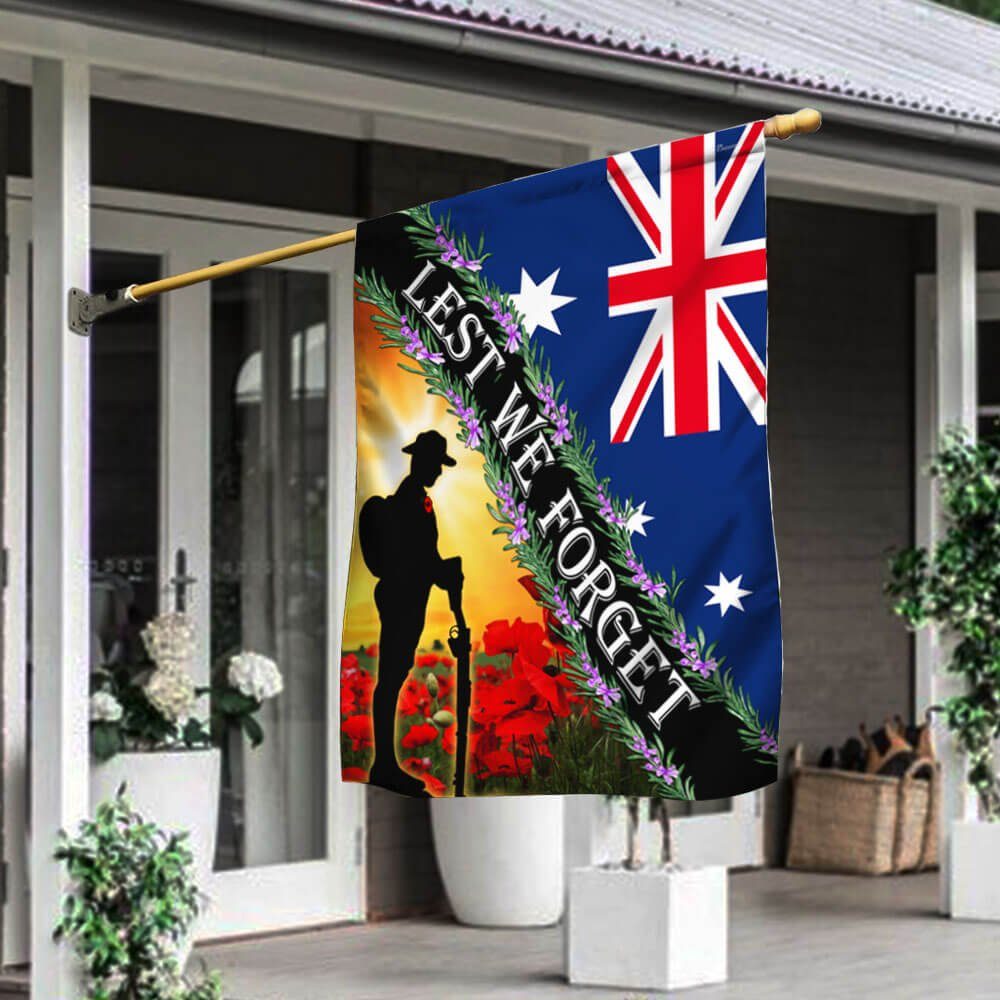 Lest We Forget, Australian Veterans Memorial Flag TPT49F - Flagwix